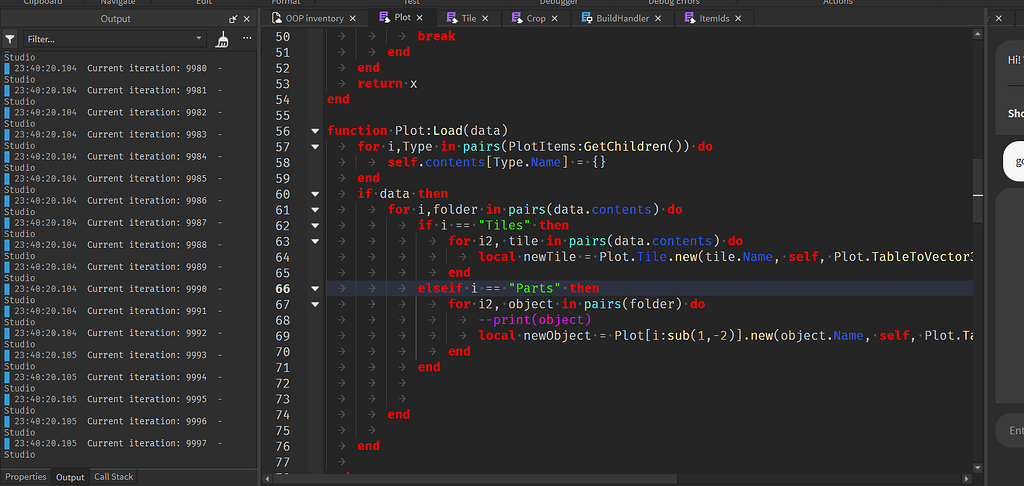 Loop Iterating Thousands Of Times Scripting Support Developer Forum 4602