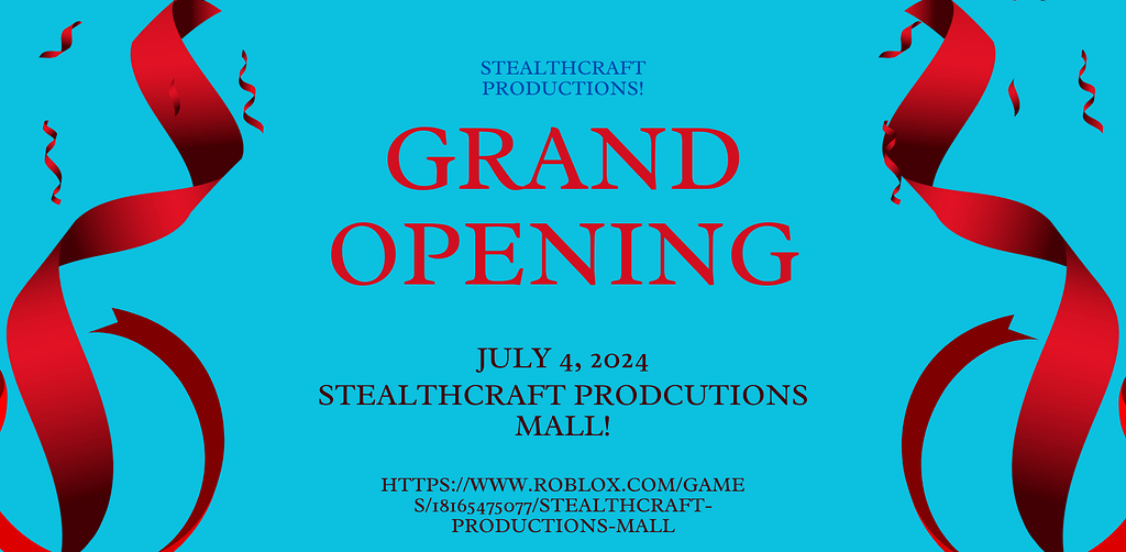 StealthCraft Productions Mall Grand Opening Post! - Bulletin Board ...