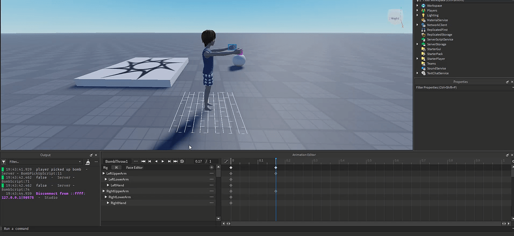Animation leaving arms locked - Scripting Support - Developer Forum | Roblox
