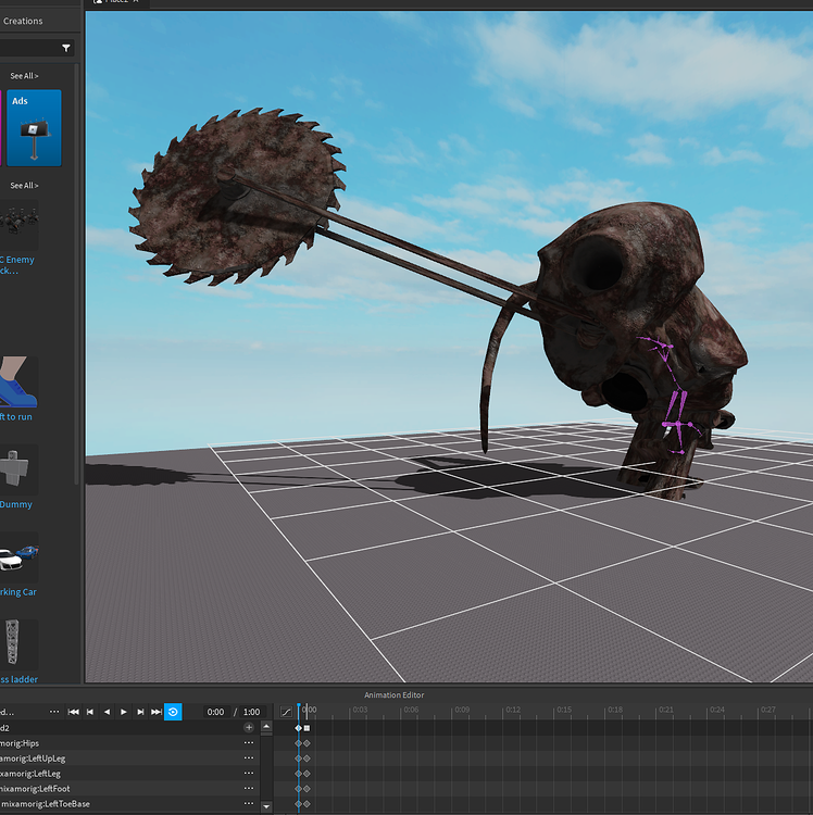 Skinned Mesh Animation Issue - Art Design Support - Developer Forum | Roblox