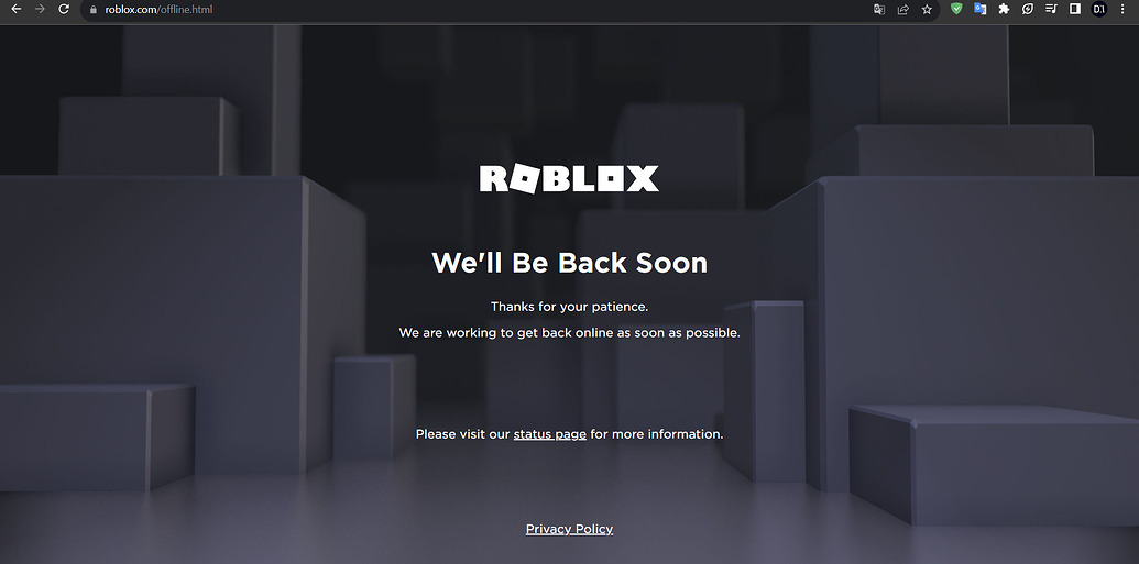 Roblox's error page - Platform Usage Support - Developer Forum | Roblox