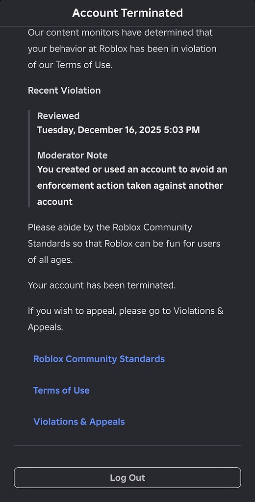 Why was I falsely banned for an enforcement action taken on another ...
