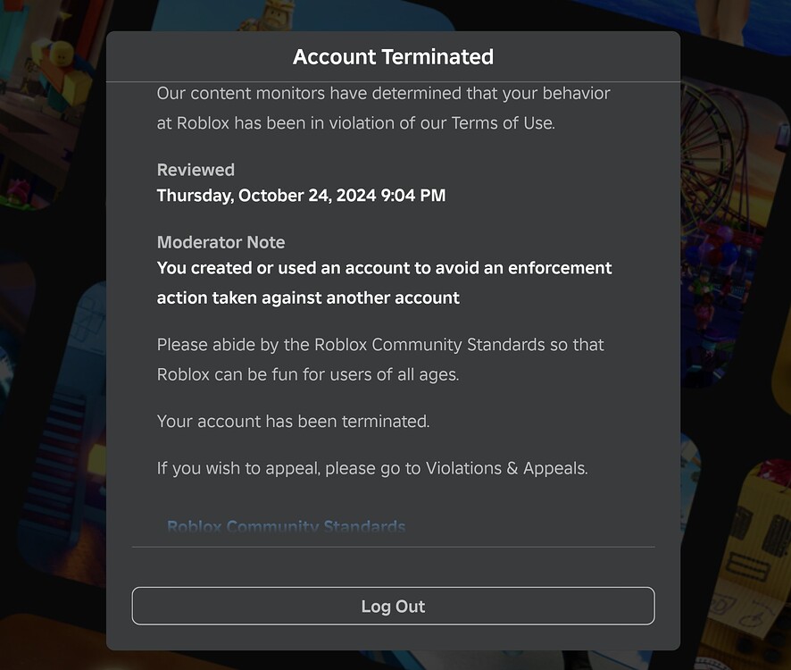 Account Still Terminated After Reinstatement Confirmation - Platform Usage Support - Developer ...