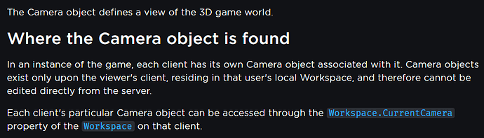 Why Not A Camera Leaderstats Question Scripting Support Developer Forum Roblox 