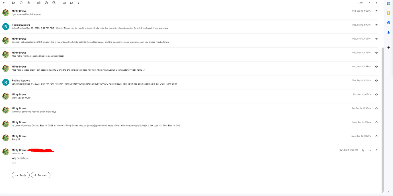 I think ROBLOX blocked me on Gmail - Platform Usage Support - Developer ...