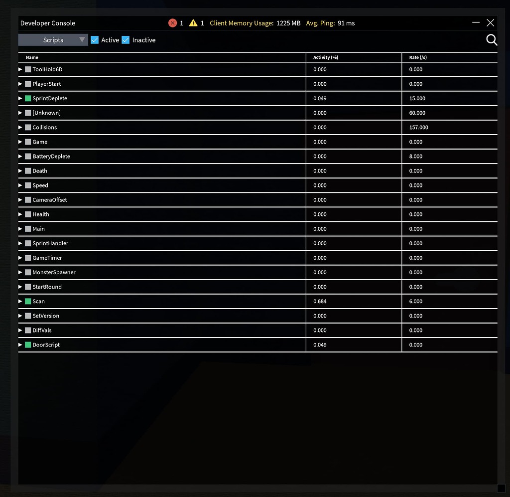 Crash rate 7.5% but no high usage scripts - Engine Bugs - Developer ...
