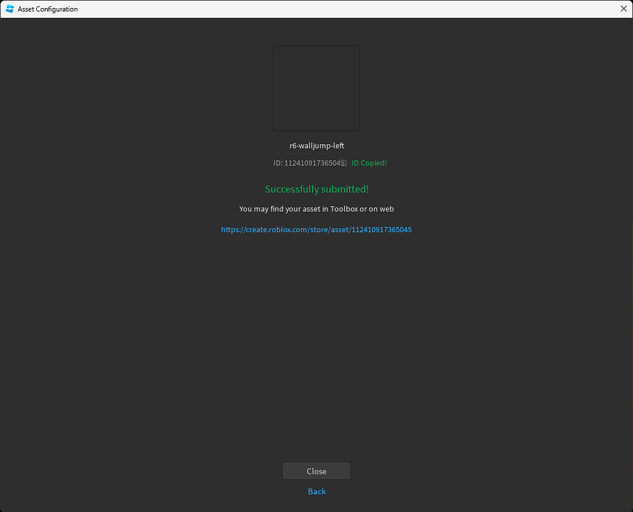 Animation failing to load on published group game despite me being the creator of both ...