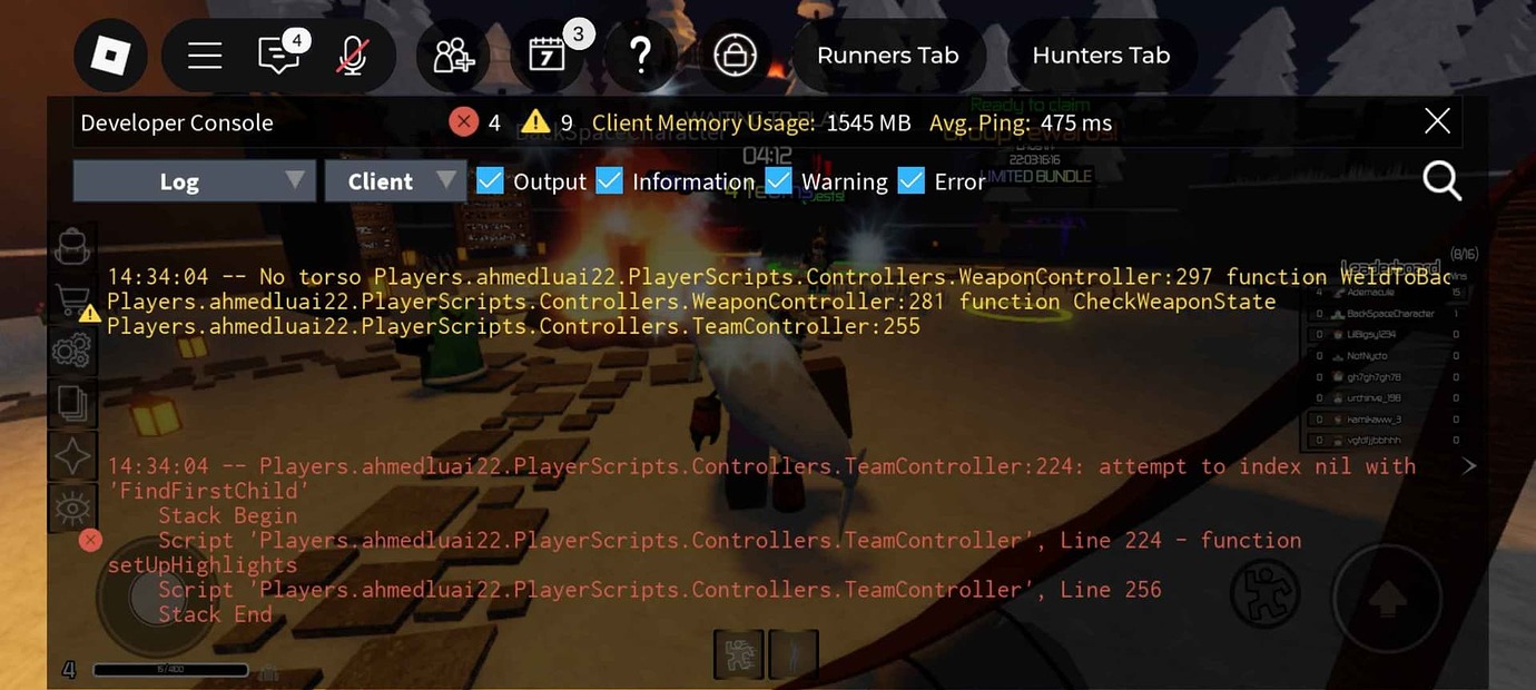 "attempt to index nil with findfirstchild" - Scripting Support - Developer Forum | Roblox