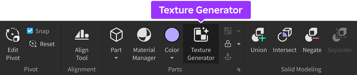 Texture Generator [Beta] - Announcements - Developer Forum | Roblox