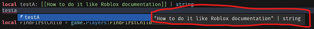 Documenting code auto-completion in the same way as Roblox does - Scripting Support - Developer ...
