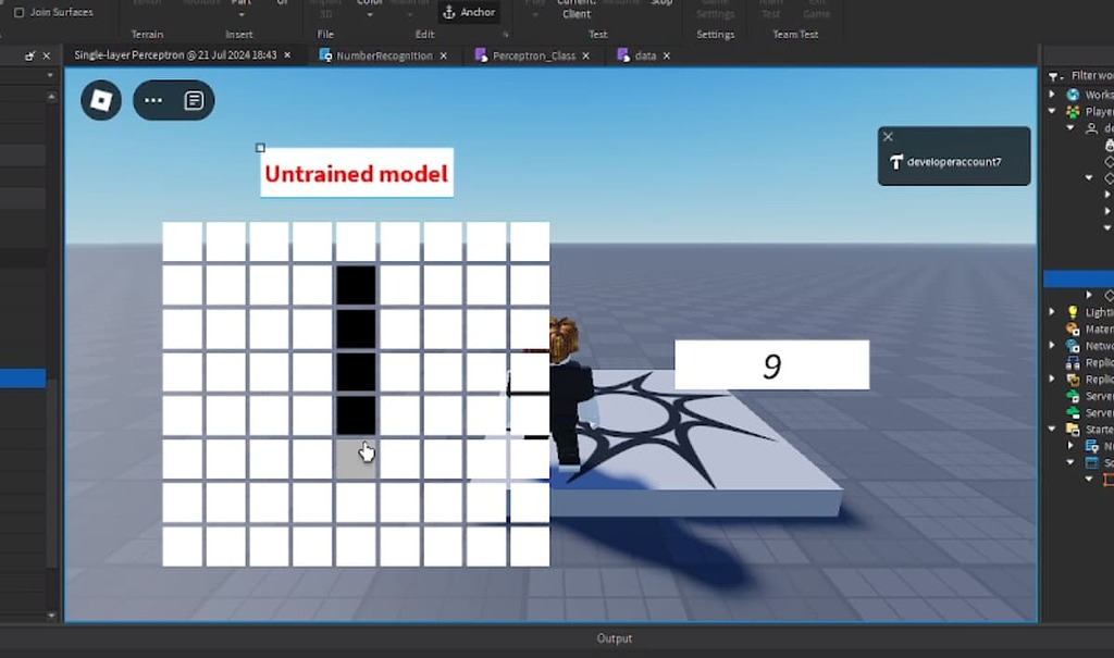 Machine Learning (AI) model in Roblox - Number Recognition - Creations ...