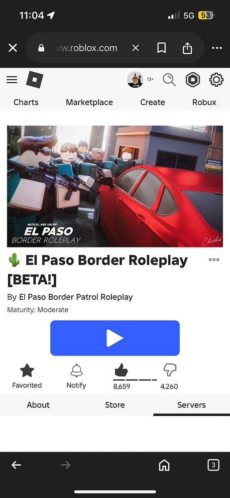 Servers Not Appearing Under "Servers" - Roblox Application and Website ...