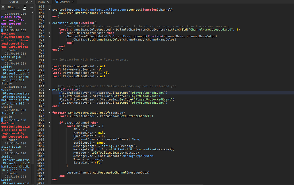 How do I fix this error on legacy chat? - Scripting Support - Developer Forum | Roblox