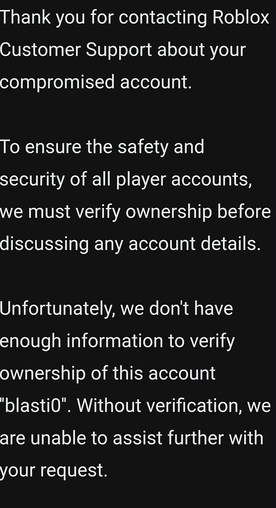 Roblox support not functioning correctly for some users - Roblox Application and Website Bugs ...