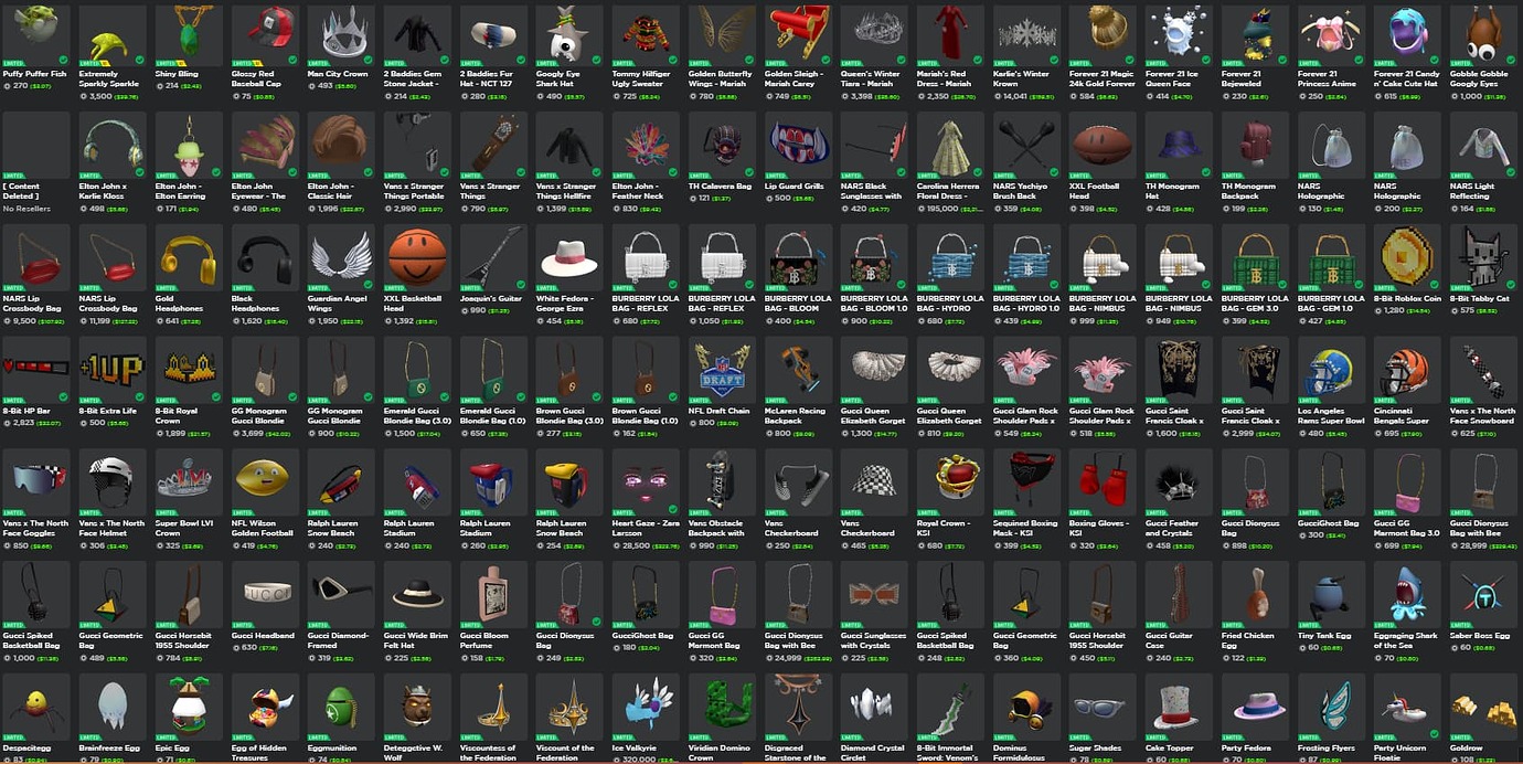 Bring Back Roblox Brand Tradable Limiteds to Roblox - Platform Usage Support - Developer Forum ...