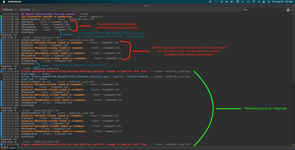 AnimationTrack not being returned by BindableFunction (Client-side) - Scripting Support ...