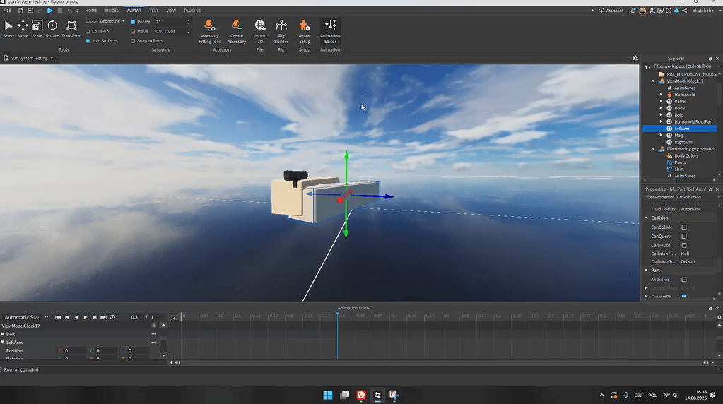 Weird Mesh Behavior While Trying To Animate - Building Support - Developer Forum | Roblox