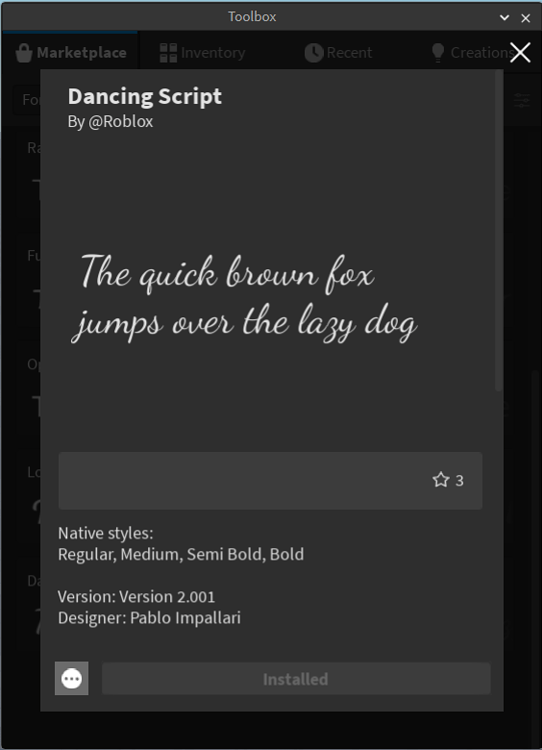 Fonts in Creator Marketplace + 81 New Fonts - Announcements - Developer ...