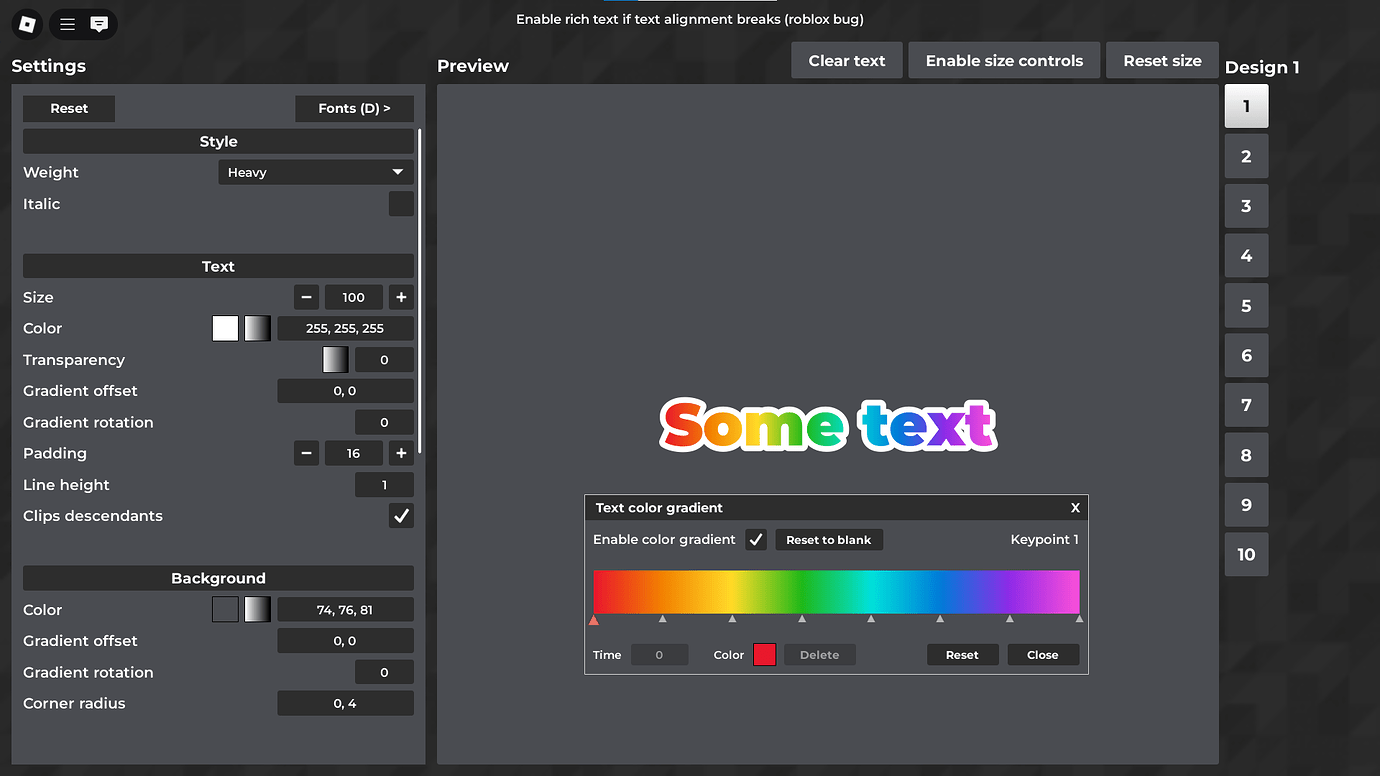 Preview roblox's fonts - Community Resources - Developer Forum | Roblox
