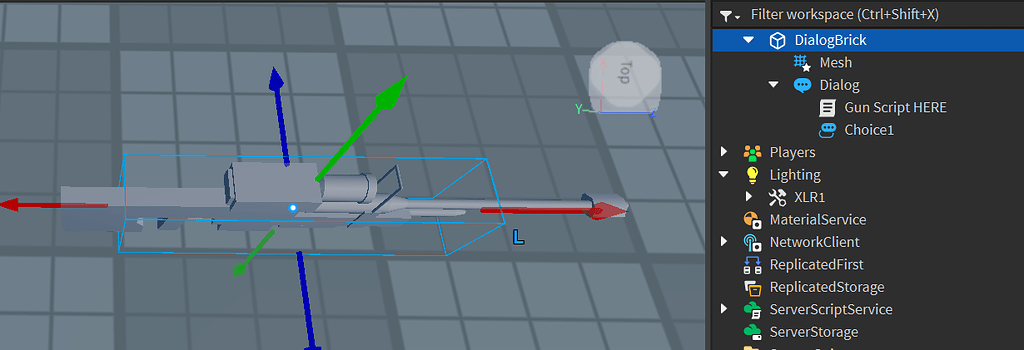 Getting Dialog And Dialogchoice To Give A Tool Scripting Support Developer Forum Roblox