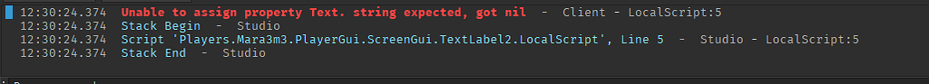 The problem with the script - Scripting Support - Developer Forum | Roblox