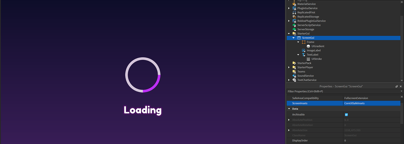 Loading Circle GUI - Scripting Support - Developer Forum | Roblox