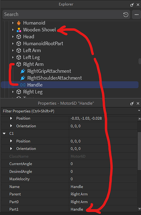 Issue with animating Tools via Motor6d - Platform Usage Support ...