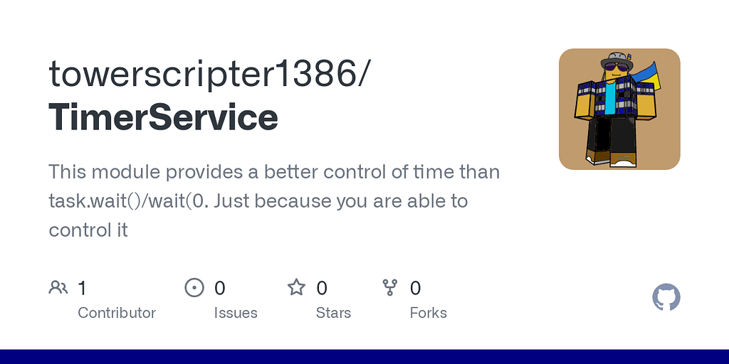 TimerService - Another Timer, but integrated with BindableEvents ...