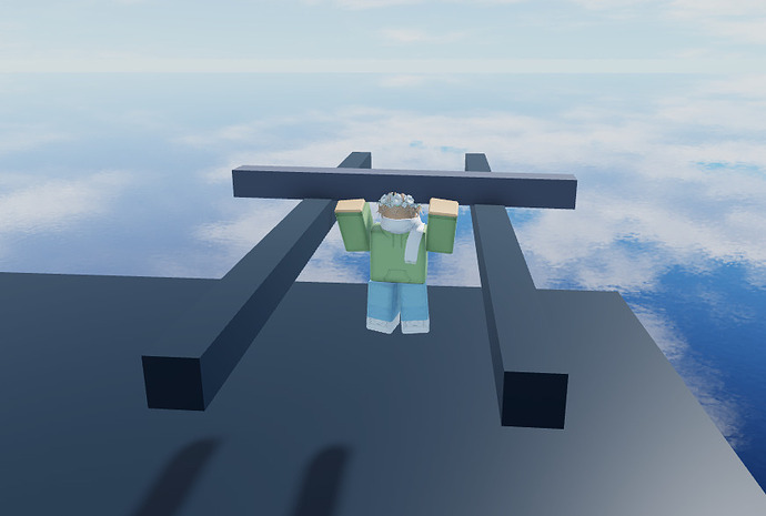 How can I make the player jump while a welded part is hanging from another part? - Scripting ...