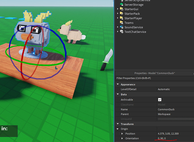 Model rotation problem - Scripting Support - Developer Forum | Roblox