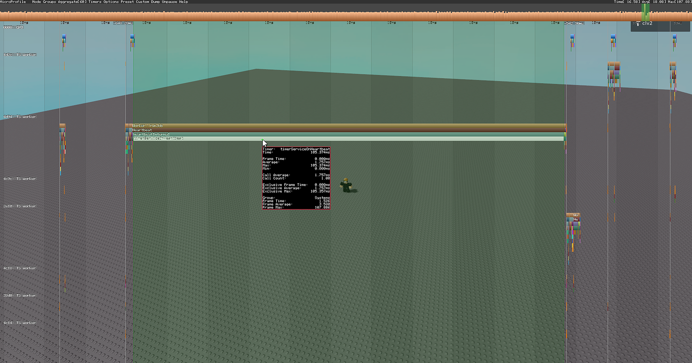 'timerServiceOnHeartbeat' causing large lagspike - Engine Bugs - Developer Forum | Roblox