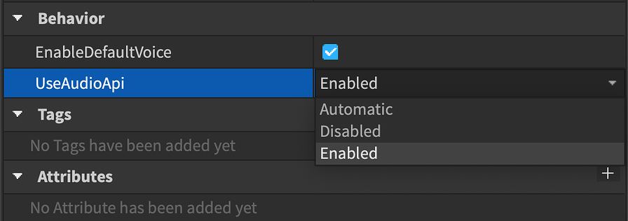 New Audio API [Beta]: Elevate Sound and Voice in Your Experiences ...