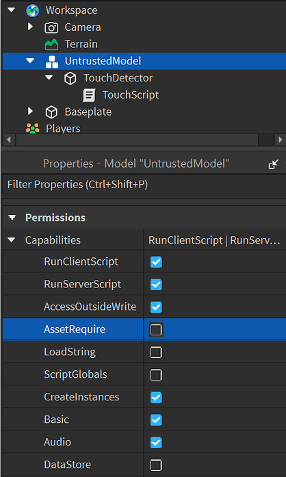 Script Capabilities Preview [Client Beta] - Announcements - Developer ...