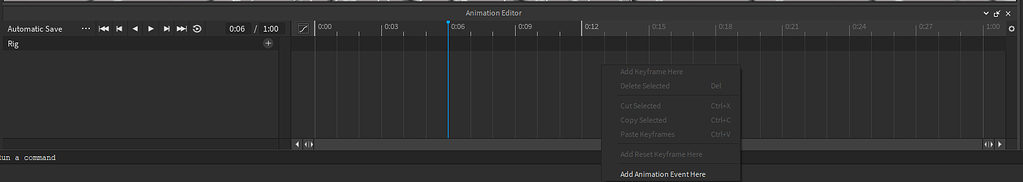 R6 Rigging Keyframes are not visible, but R15 Rigging Keyframe are visible - Platform Usage ...