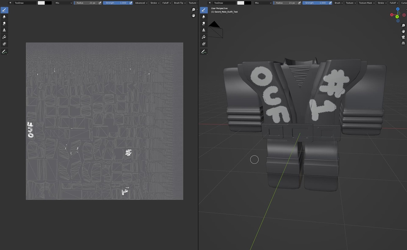 How Do I Correctly Texture Paint A Model From Studio In Blender - Building Support - Developer ...