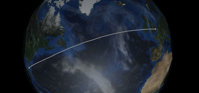 How to make a curved Line connecting 2 points? - Scripting Support ...