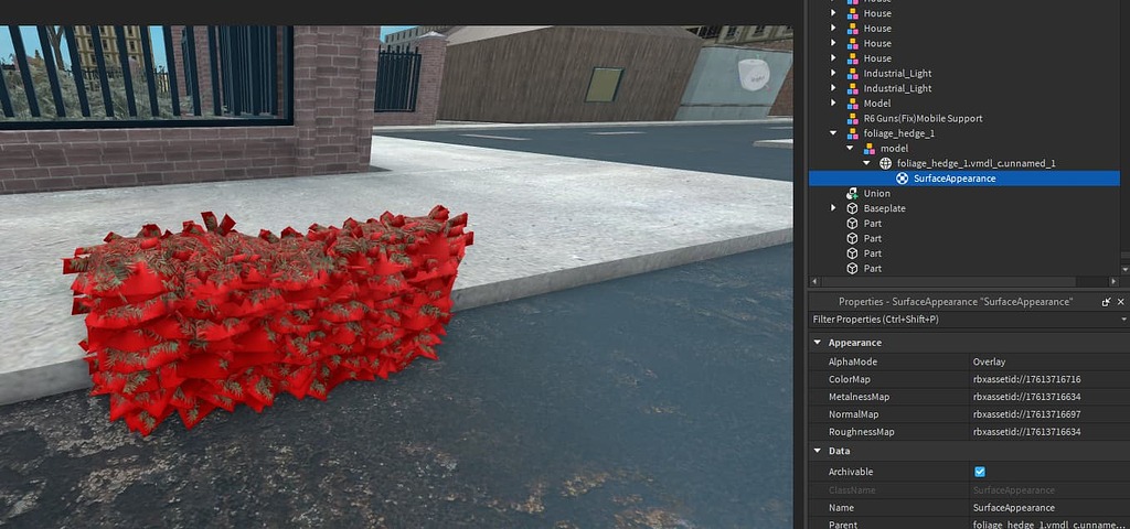 Make mesh Transparent but keep SurfaceAppearance visible - Art Design ...