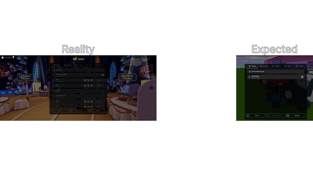 Black Translucid Frame Overlaying Majority of Sections in Inspect Menu - Other Bugs - Developer ...