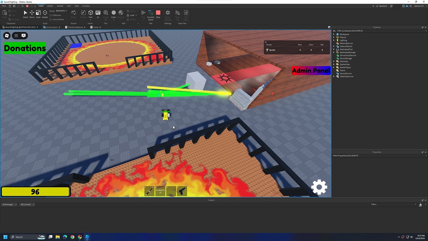 Trying to make a "laser raycast" when firing a pistol - Scripting Support - Developer Forum | Roblox