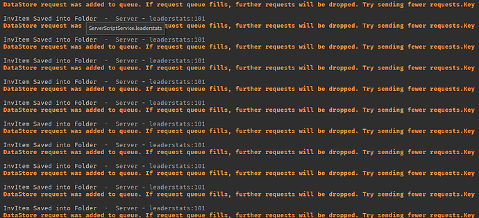 Datastore Crashes Studio - Scripting Support - Developer Forum | Roblox