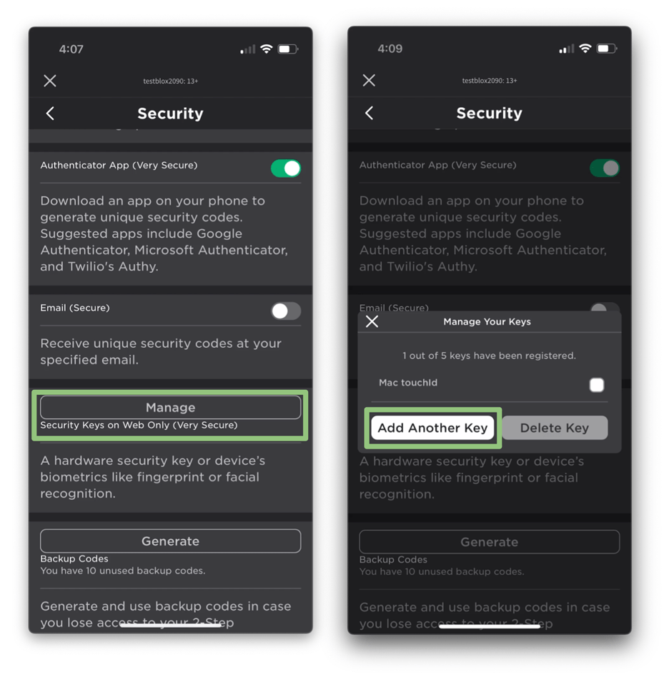 2FA via Security Key - Now Available on the Roblox iOS App ...