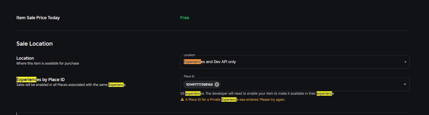 Limited UGC items can still be purchased via client-side ...