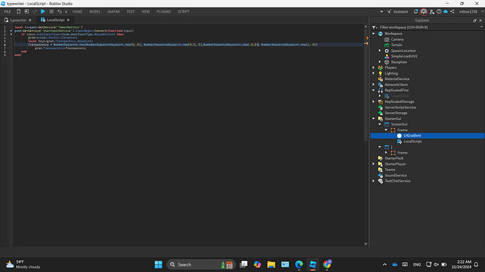 Help with uigradient - Scripting Support - Developer Forum | Roblox
