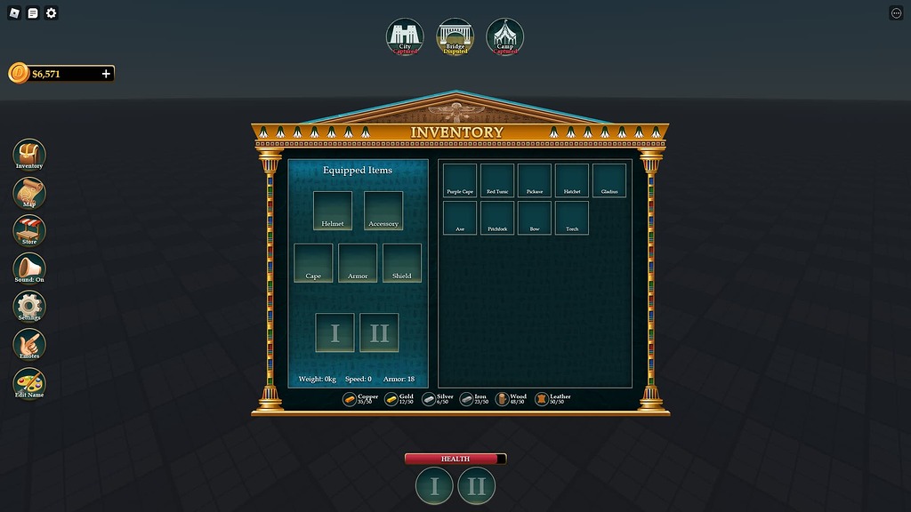 A new game UI for a game about Ancient Rome - Creations Feedback ...