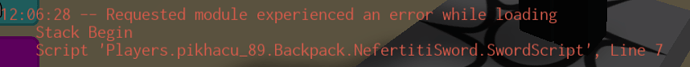 "Requested module experienced an error while loading" - Scripting Support - Developer Forum | Roblox