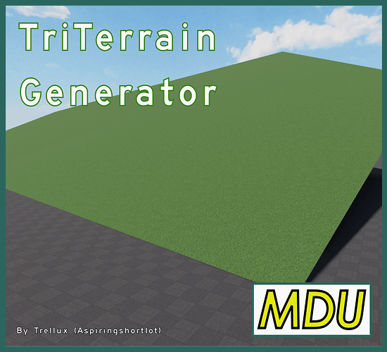 Triterrain A Triangle Terrain Generator Community Resources