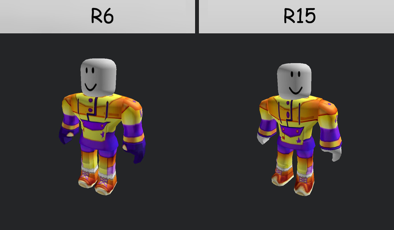 Robloxian 2.0 hand texturing is inconsistent between R6 and R15 ...