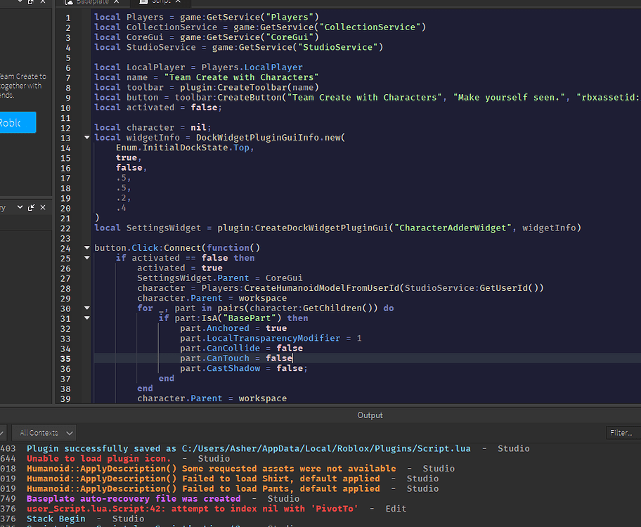Editing Client Side On Studio - Scripting Support - Developer Forum | Roblox
