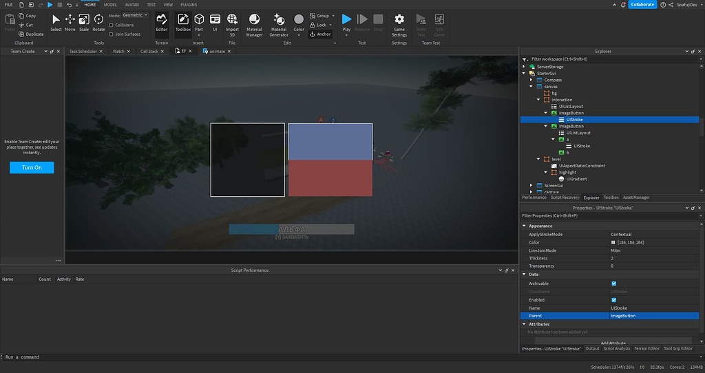 UIStroke has lower Z-index than parented Frame? - Art Design Support - Developer Forum | Roblox