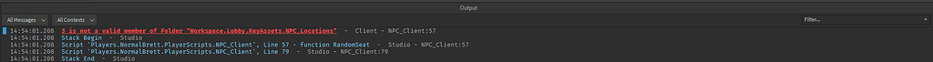 Number Is Not A Valid Member Of Folder Scripting Support Developer Forum Roblox